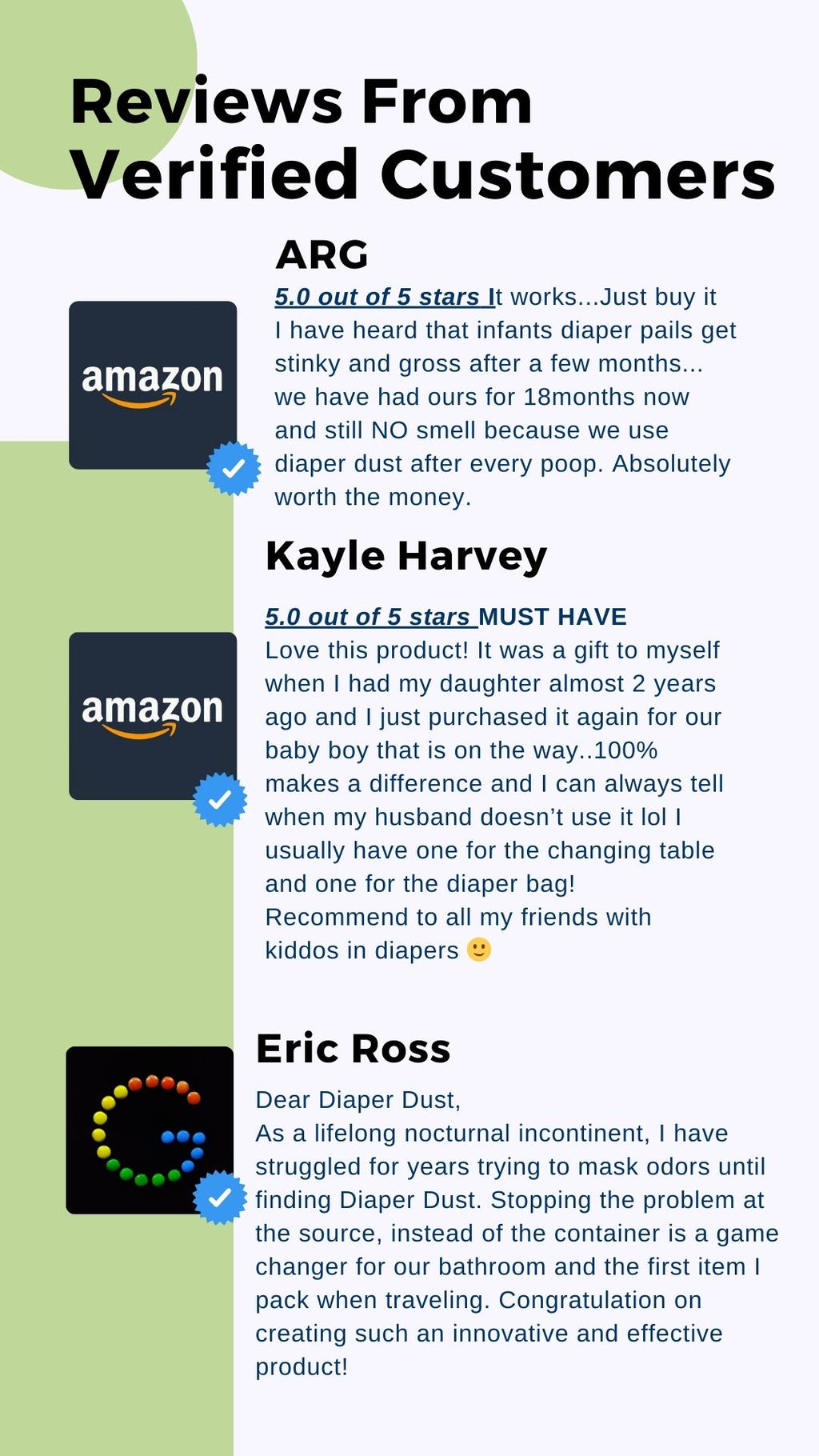 **Closeout** Diaper Dust Singles - Full Box (400ct)